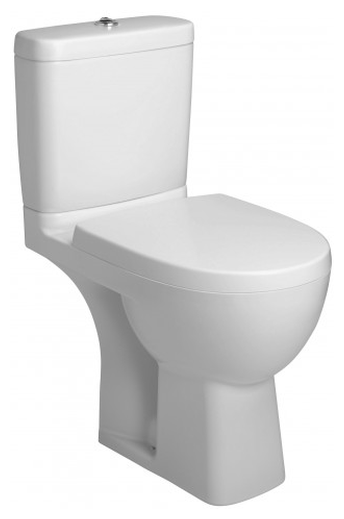Унитаз Jacob Delafon Odeon Up 4956CK-00+E4740-00+8322K-00, с бачком и толстым сиденьем микролифт