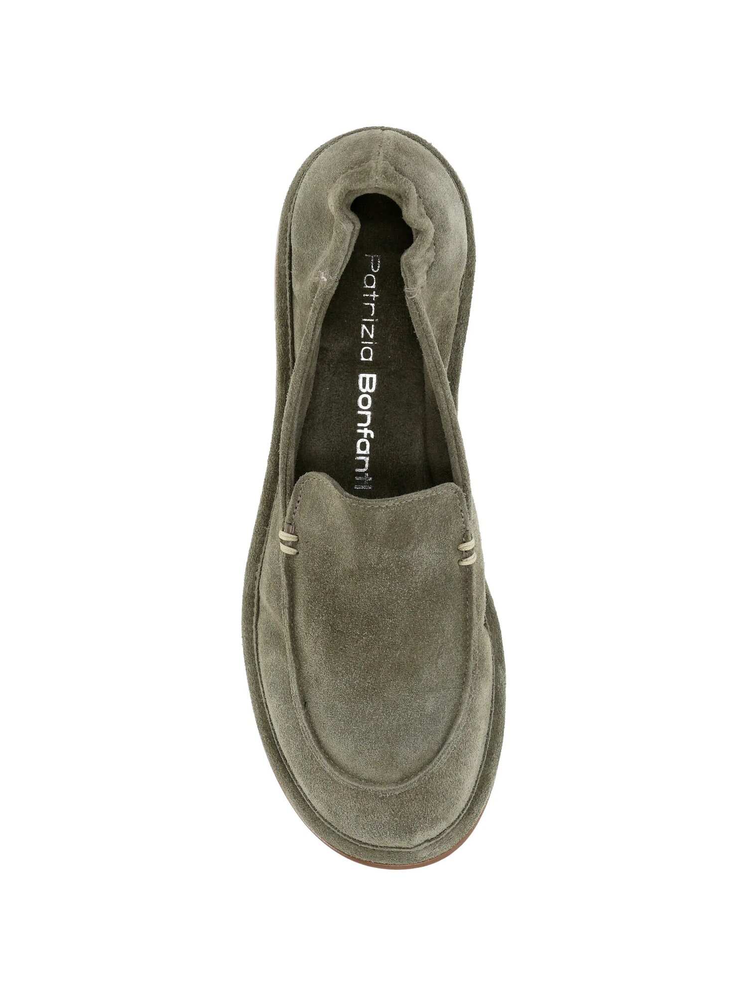 Лоферы Patrizia Bonfanti Suede slip-on loafers, размер 41, green — фото 1