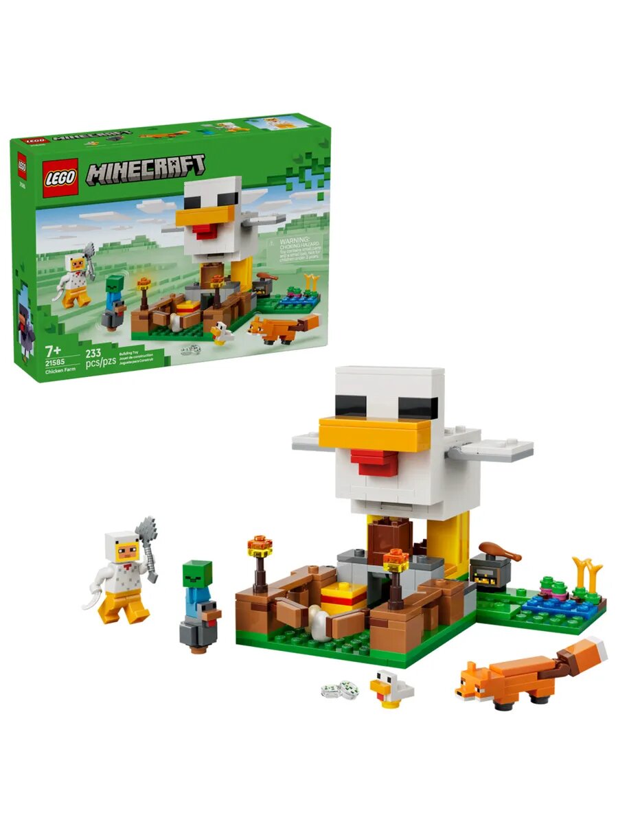 LEGO Minecraft 21585 Куриная ферма — игровой набор 8+