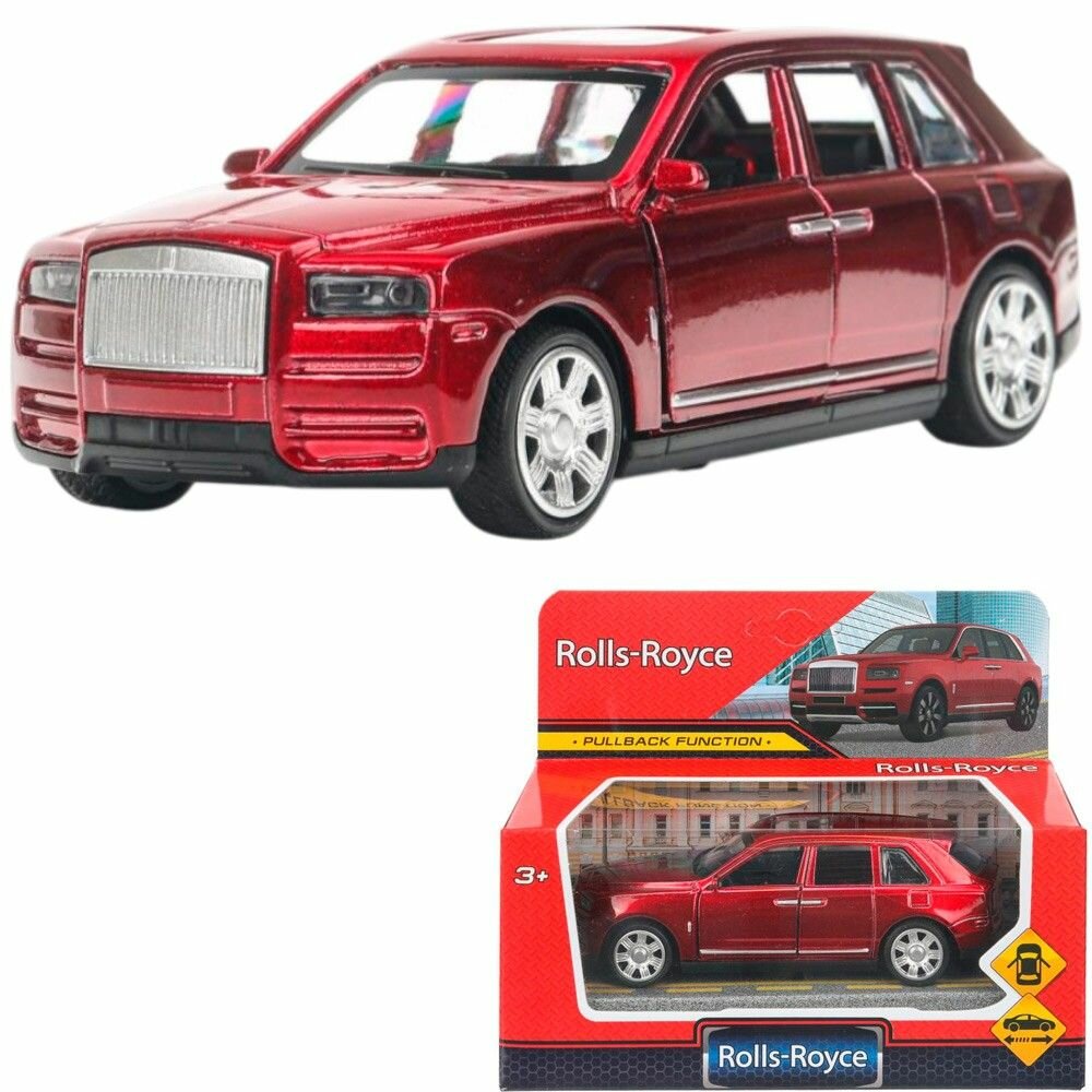 Машинка Технопарк Rolls-Royce Cullinan, красный, арт.2407198-R