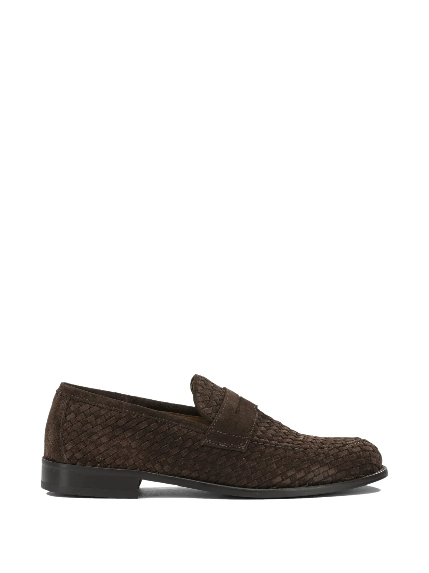 Лоферы Woven leather loafers