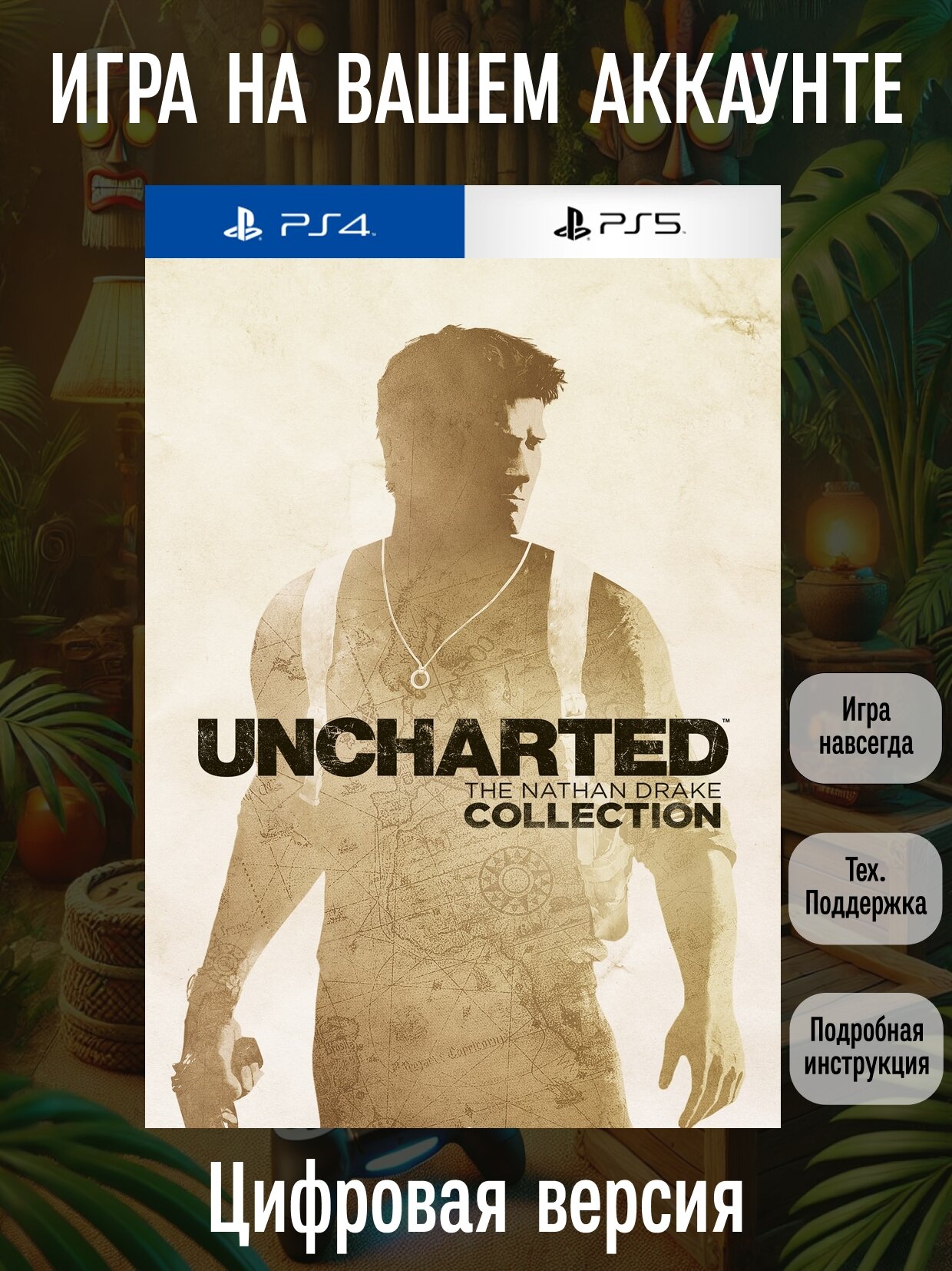 Демо-версия «Uncharted: Натан Дрейк. Коллекция» | PlayStation 4/5 | английский язык | Приключения