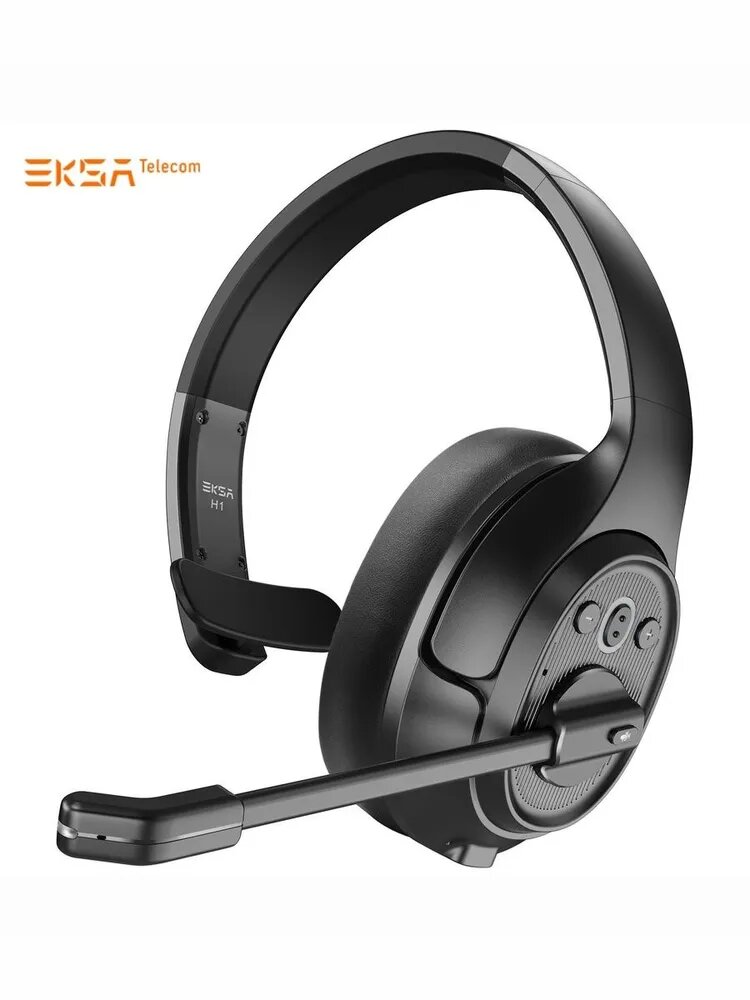 EKSA Наушники беспроводные с микрофоном, Bluetooth, USB Type-C, оливковый