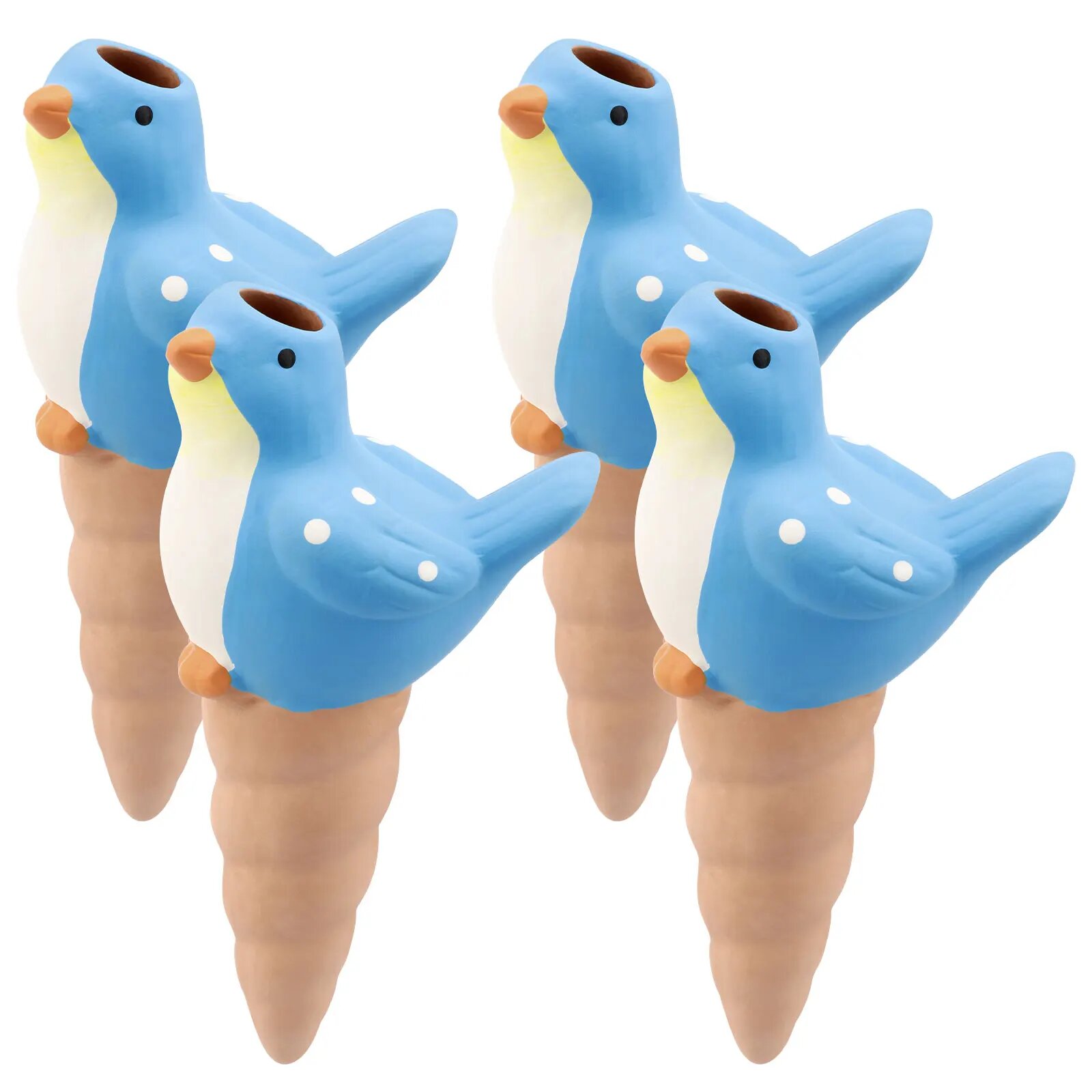 Автоматические капельницы для полива растений Bird Shaped, Blue, 4 шт.