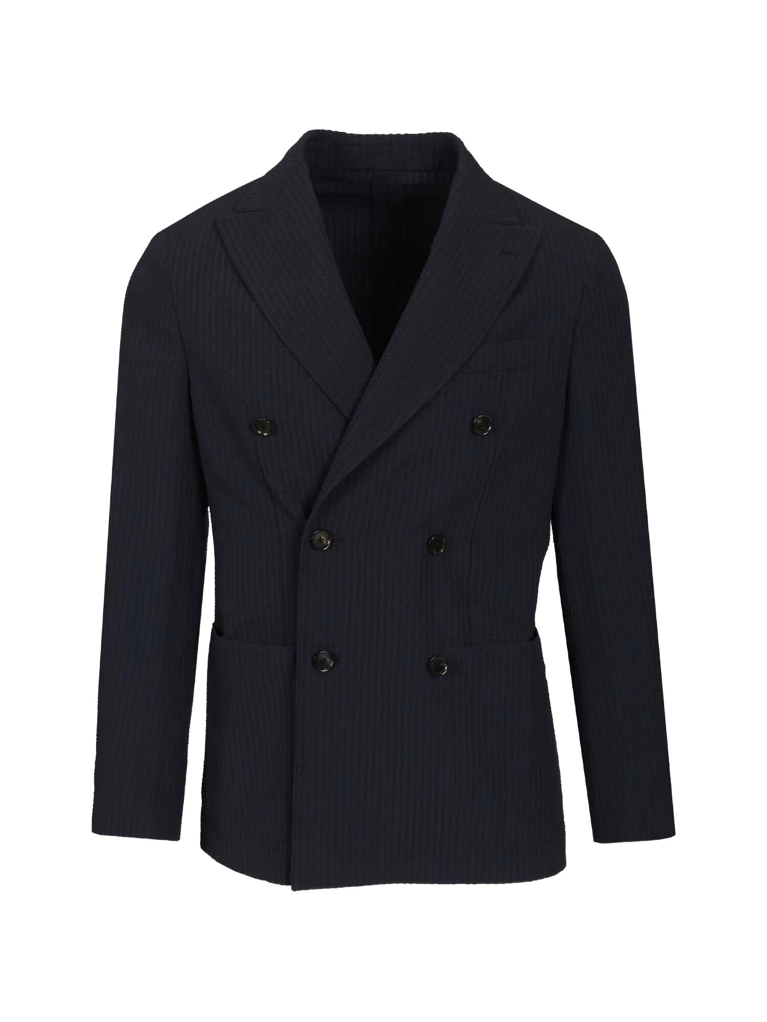 Пиджак Butterfly double-breasted seersucker blazer