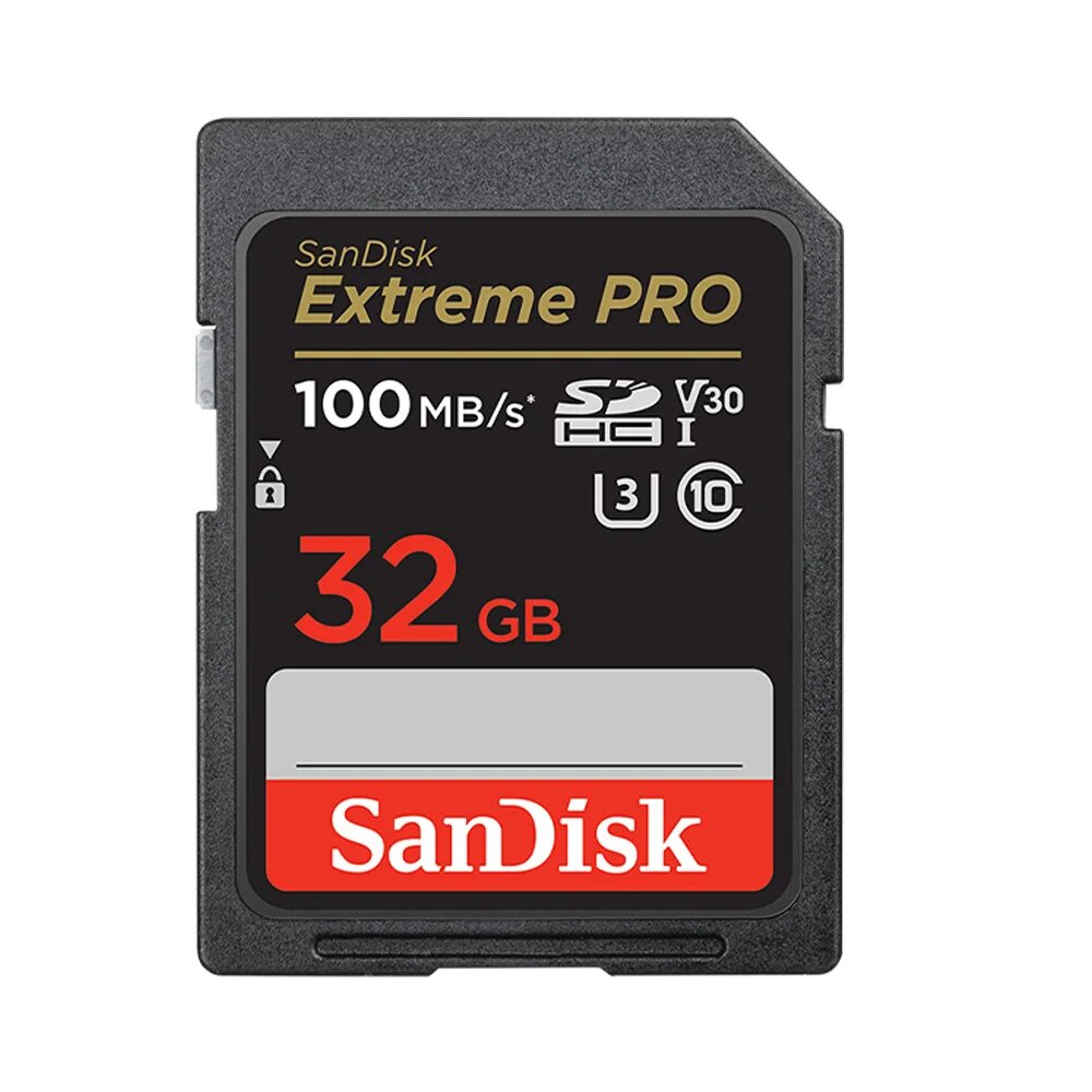 SanDisk SD-карта 32/64/128/256 ГБ для фотоаппарата 100MB--32GB