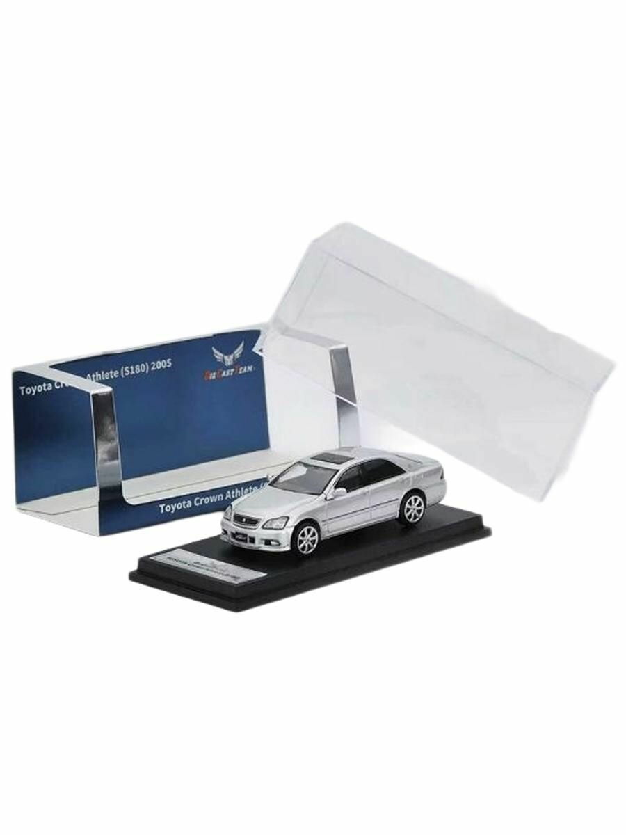 Машинка металлическая Kоллекционная модель DCT 1:64 Toyota Crown Athlete(s180) 2005 Red