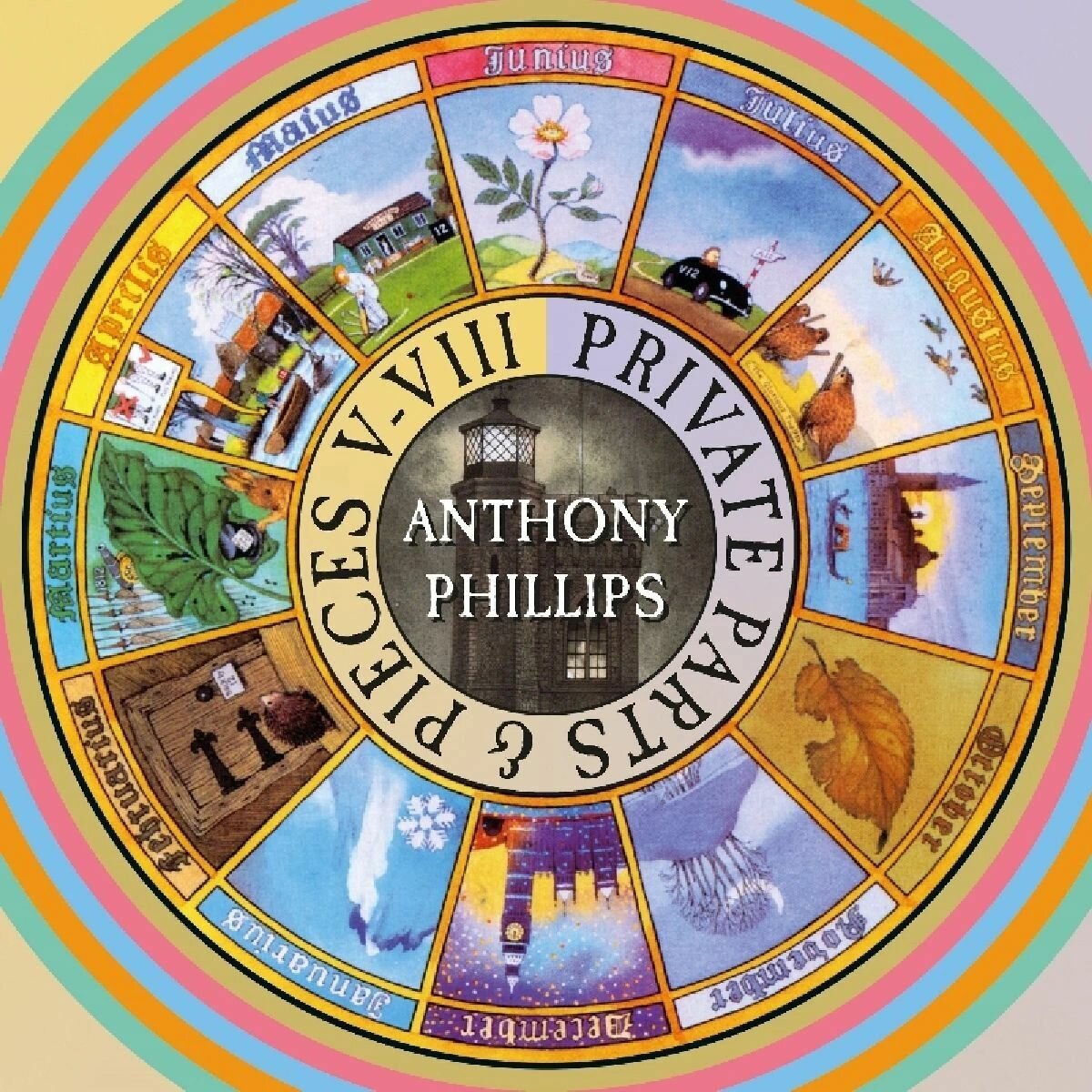 CD диск Anthony Phillips - Private Parts & Pieces V-VIII (5CD) 2016, Papersleeves In Box
