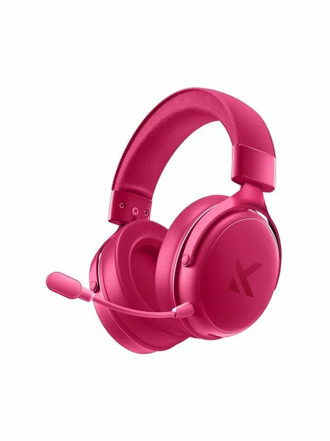 MCHOSE V9 Pro USB Type-C, 3.5 мм Беспроводные полноразмерные наушники, 3 типа подключения, темно-розовый