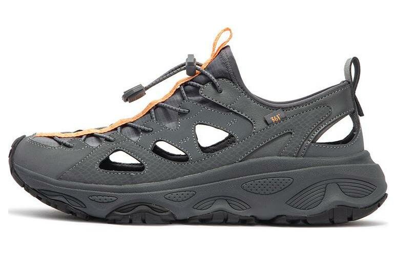 Треккинговые ботинки мужские 361° River Trekking Shoes серые оранжевые 41 EU