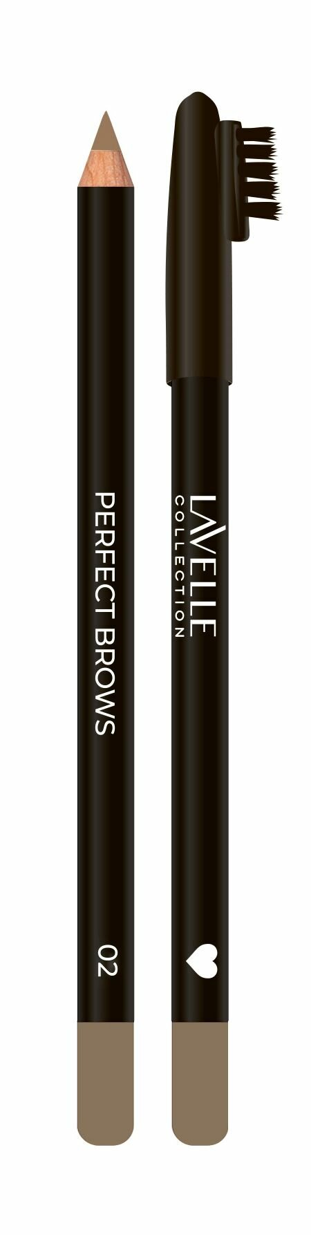 LavelleCollection Карандаш для бровей классический Classic Brow Pencil BP02, 0,75 г, 02 бежевый