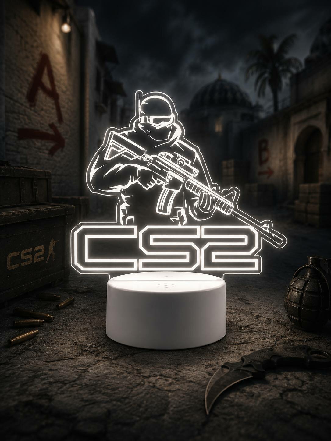 3D-Светильник Counter Strike 2 — фото 1