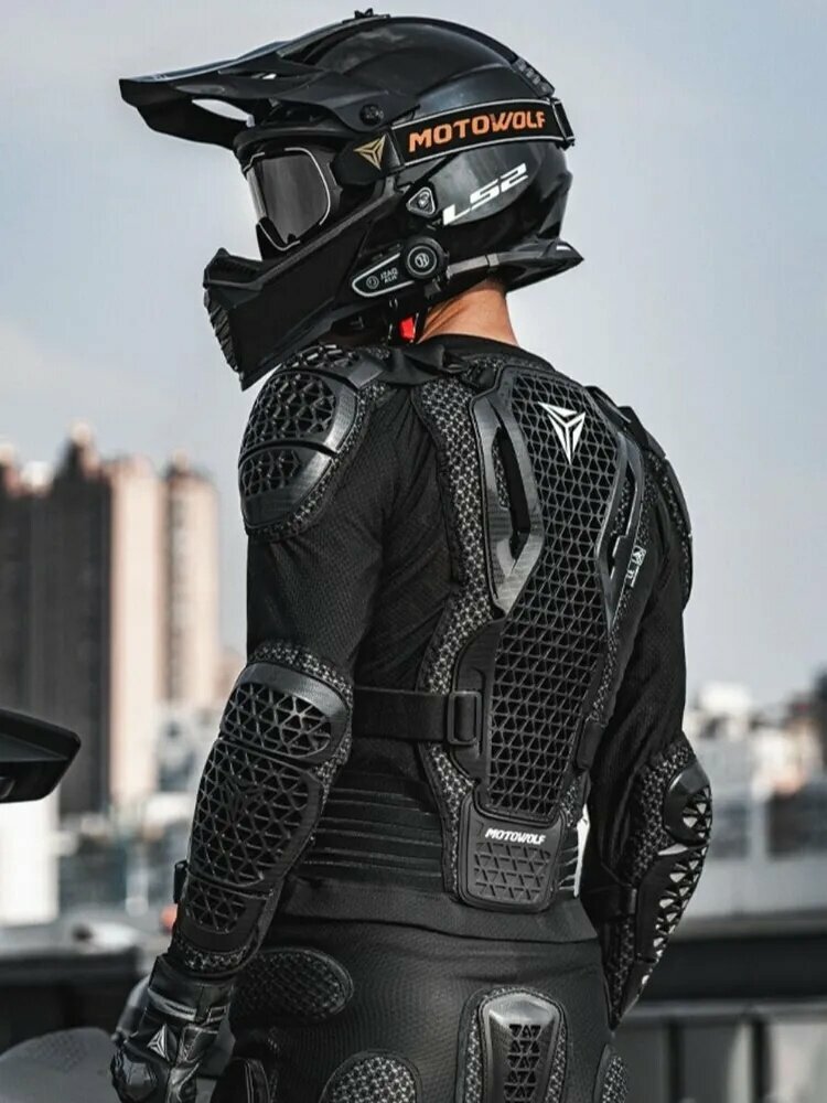 Motowolf Моточерепаха, размер: XXXL, цвет: черный матовый