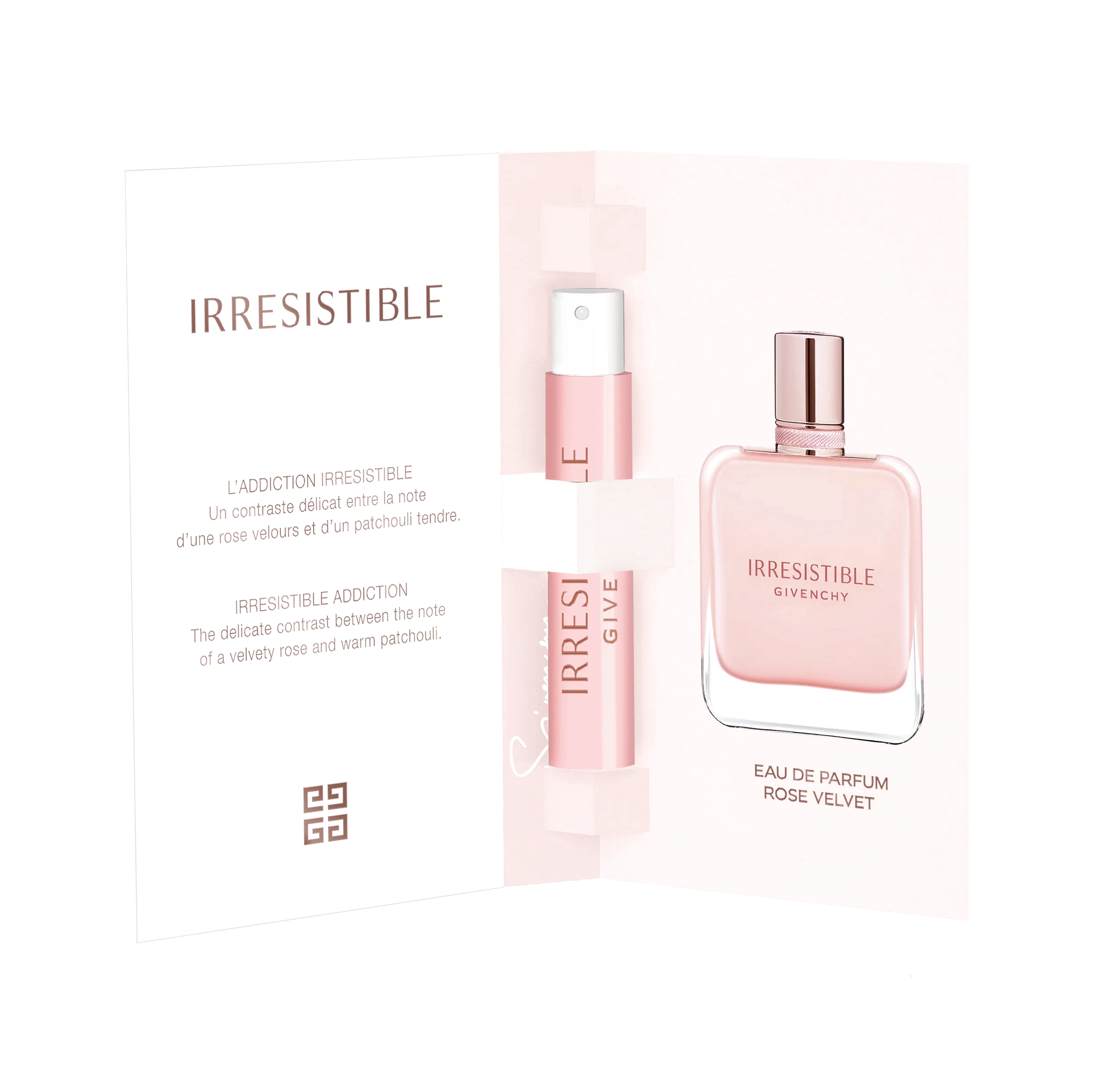 Женская туалетная вода Givenchy Irresistible Rose Velvet 1 мл - Роза Вельвет миниатюра