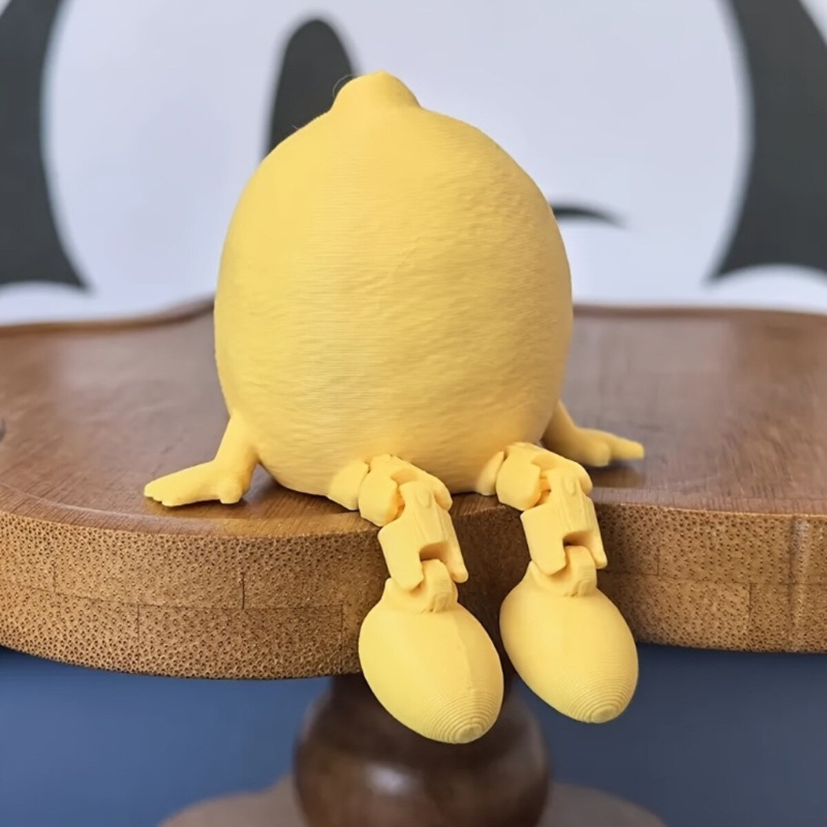 Фигурка лимона коллекционная подвижная, 3D-печать, с шарнирными конечностями и корневым суставом, 1 шт, для дома и офиса, новогодний подарок
