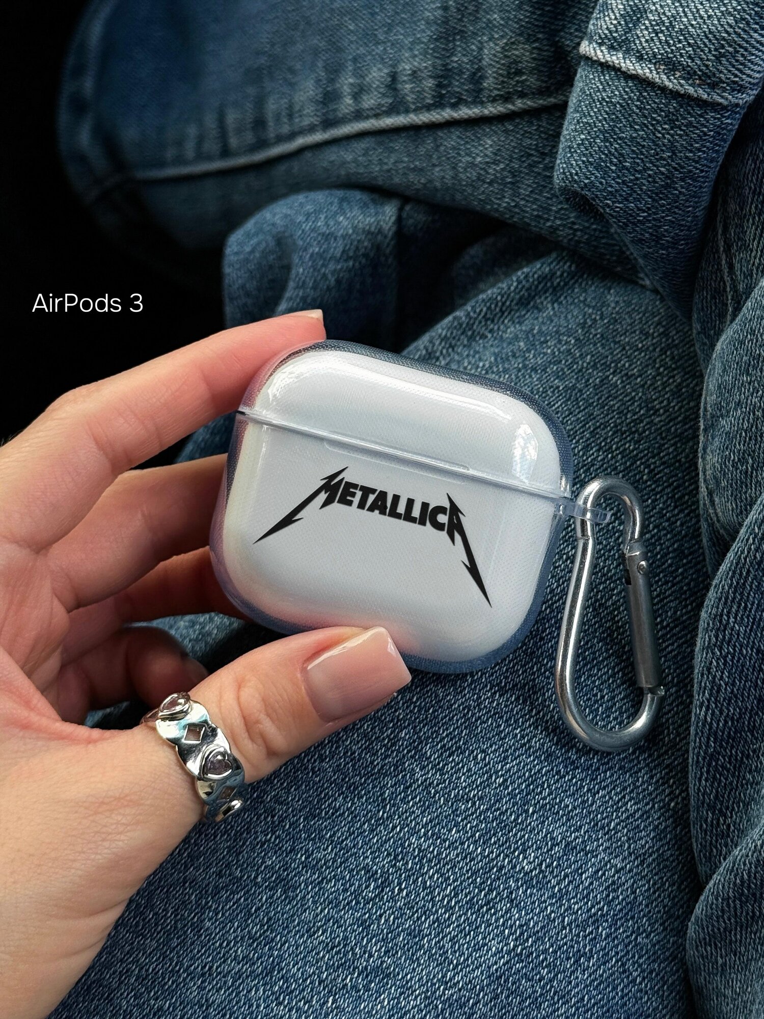 Чехол на AirPods 3 с надписью
