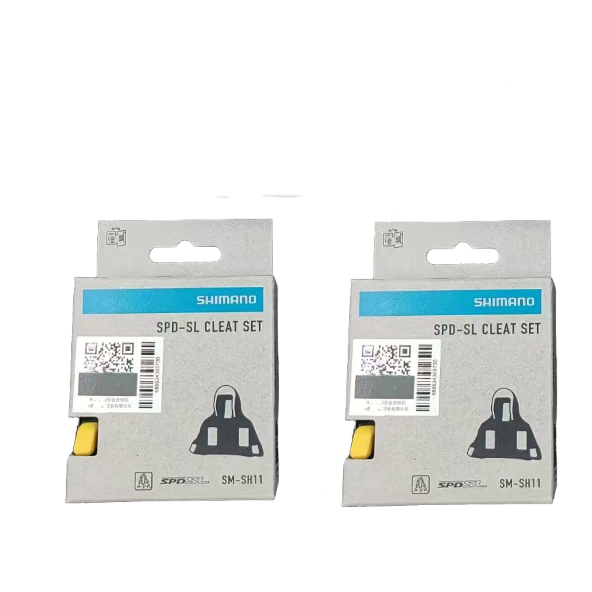 Клипсы для педалей SHIMANO SM-SH10 SH11 SH12 SPD-SL 0°/2°/6° SH11 2 BOX
