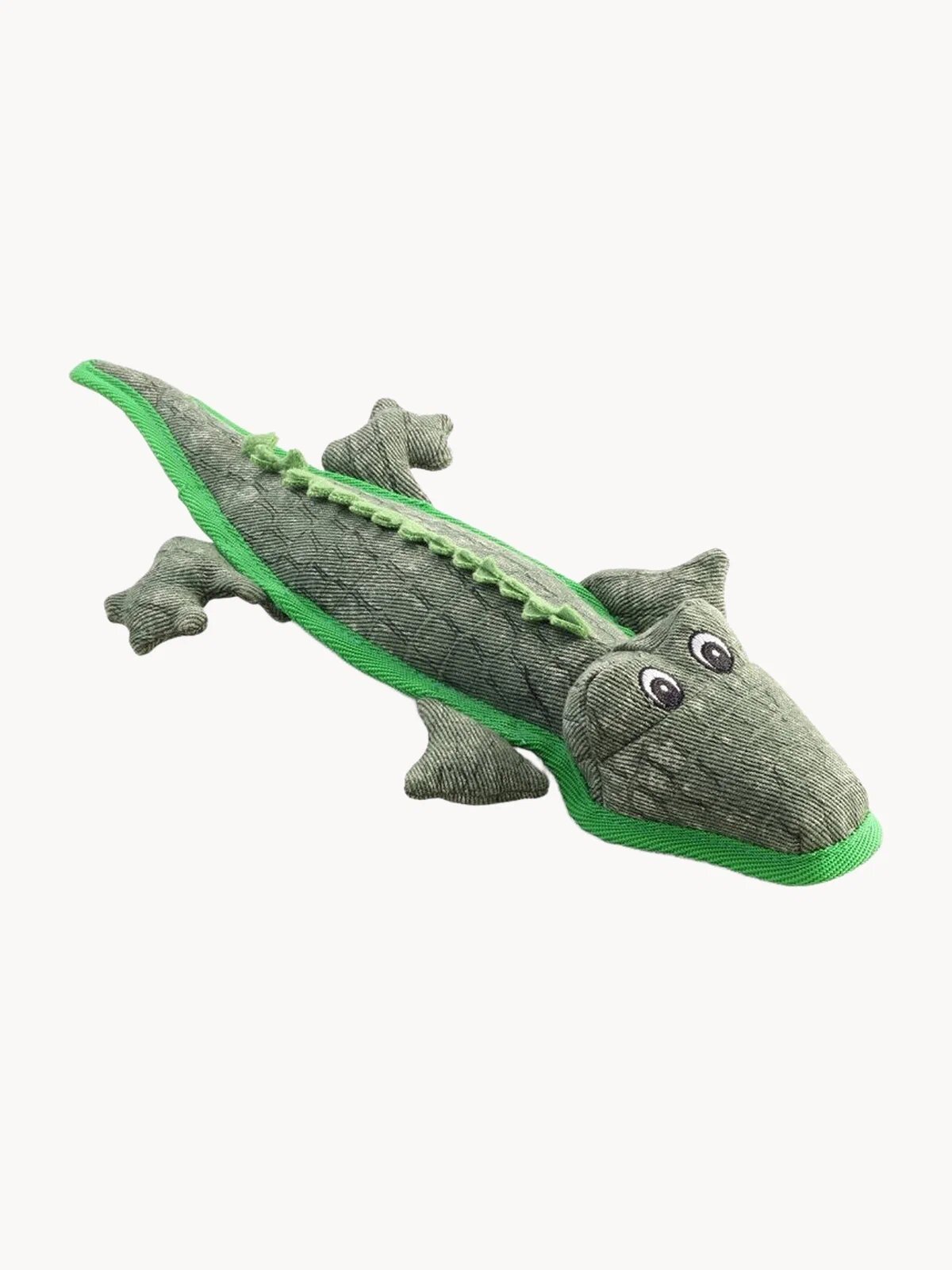 Игрушка мягкая для собак "Крокодил", длина - 39 см, текстиль, Triol