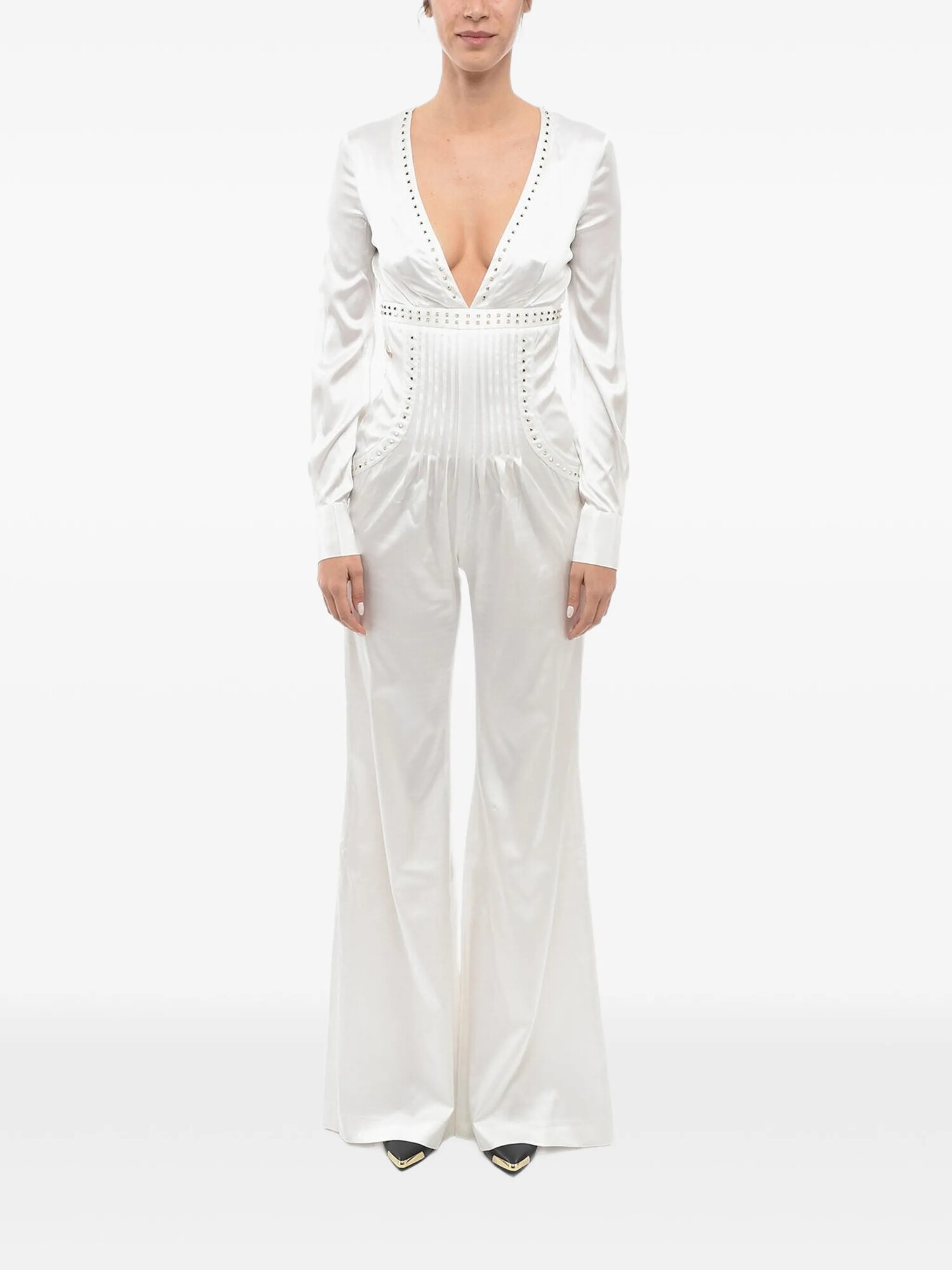 Комбинезон Stud-embellished satin jumpsuit