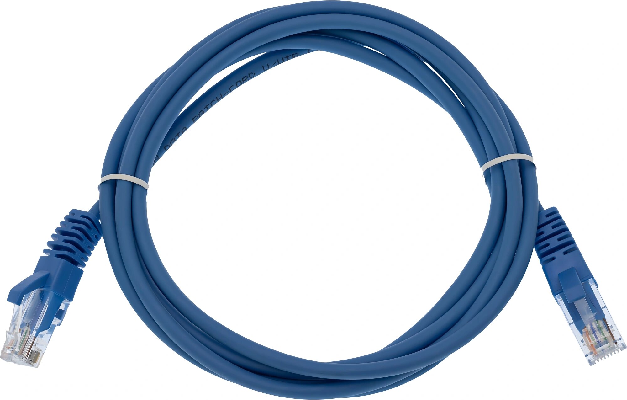 Патч-корд Suprlan 10-0149 UTP RJ-45 вил.-вилка RJ-45 кат.5E 3м синий LSZH 26AWG