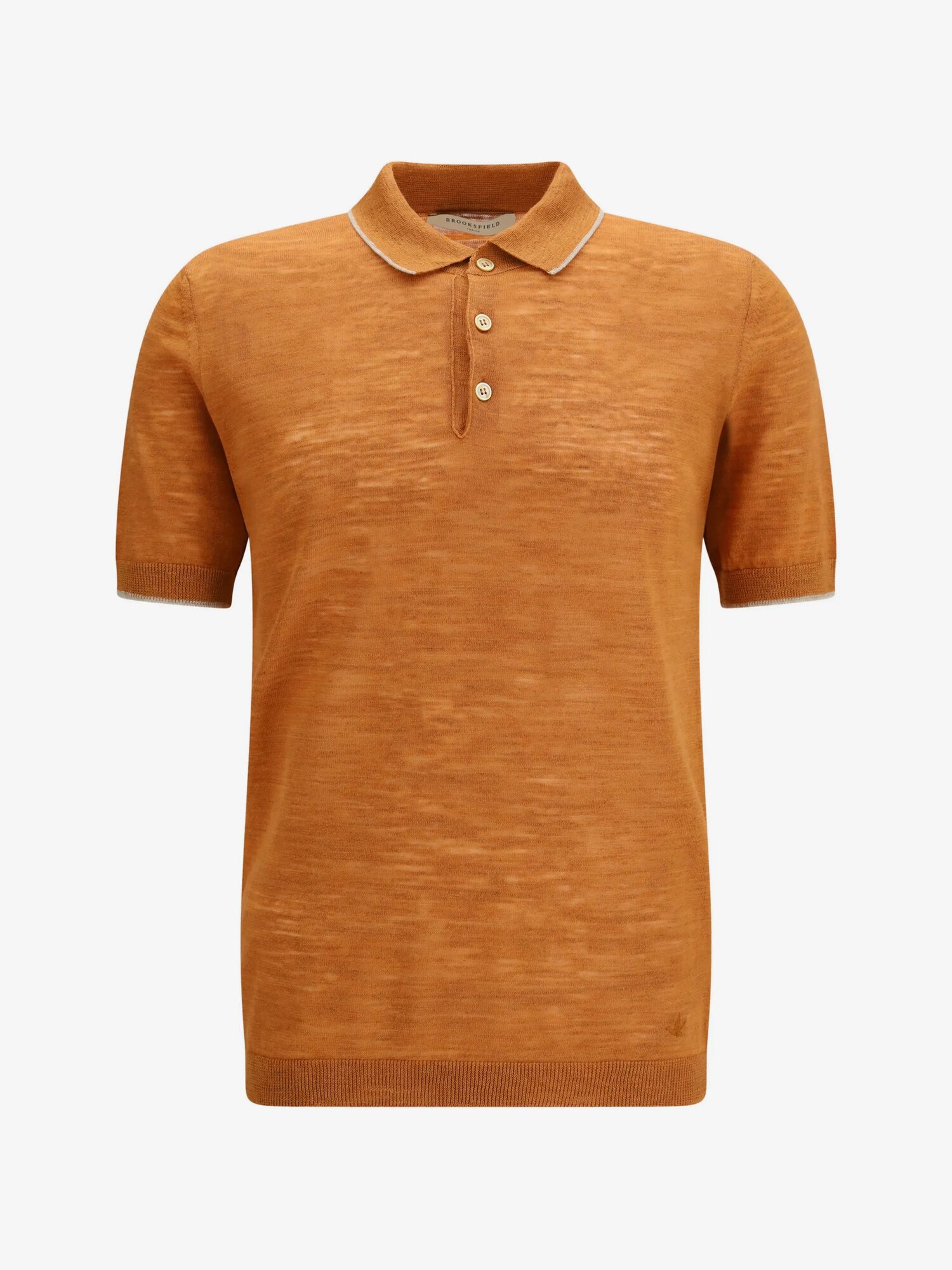 Рубашка Brooksfield Button trim polo shirt