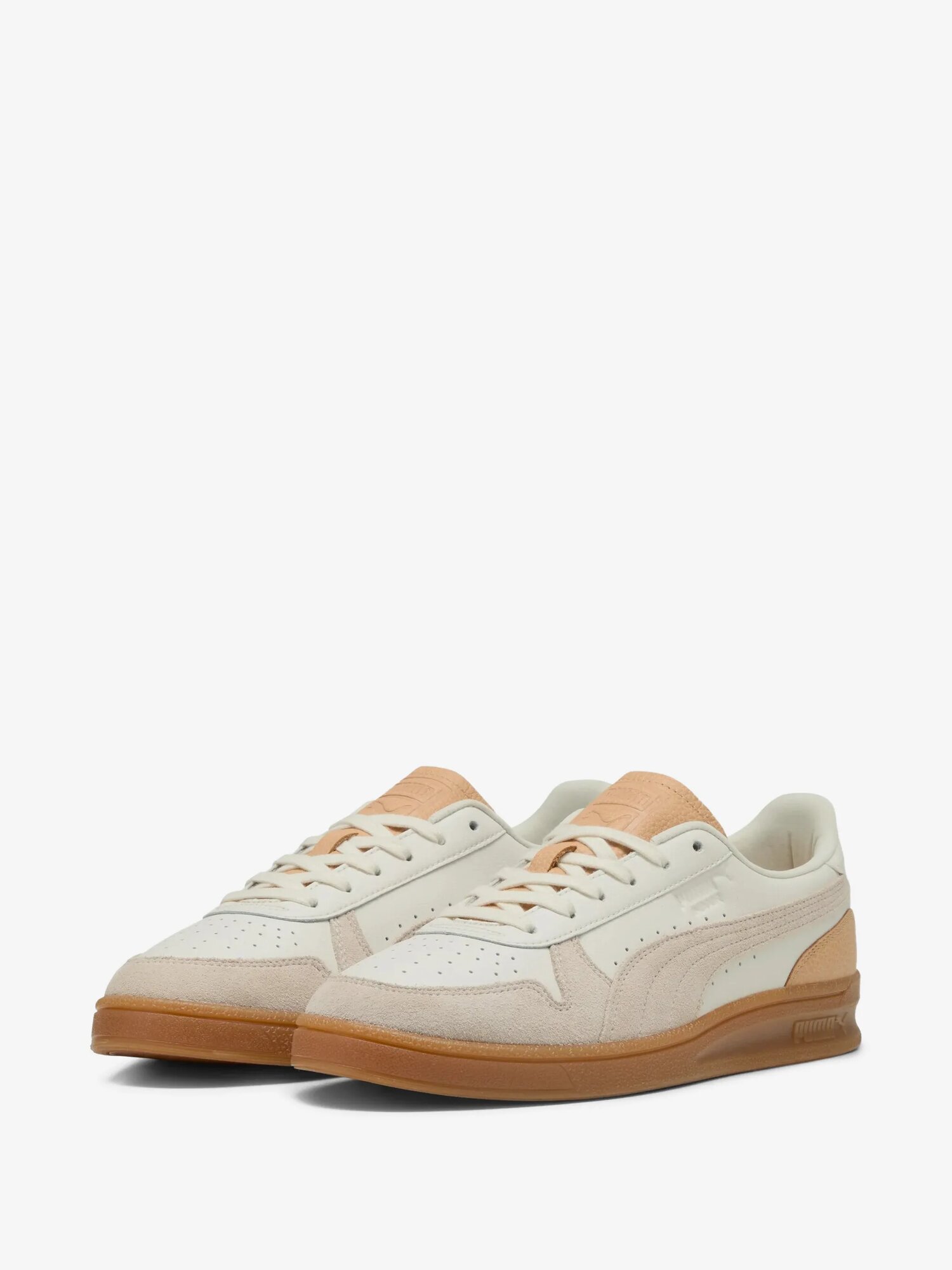Кроссовки PUMA Indoor Special, размер 10.5 US, бежевый/белый — фото 1