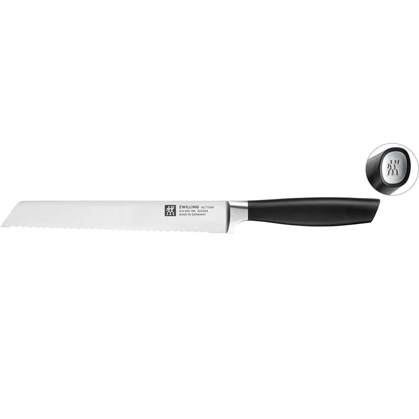Нож для хлеба Zwilling AllStar 200 мм