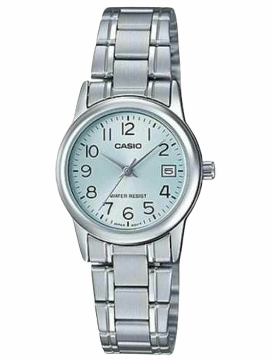 Наручные часы CASIO Collection, серебристый/голубой