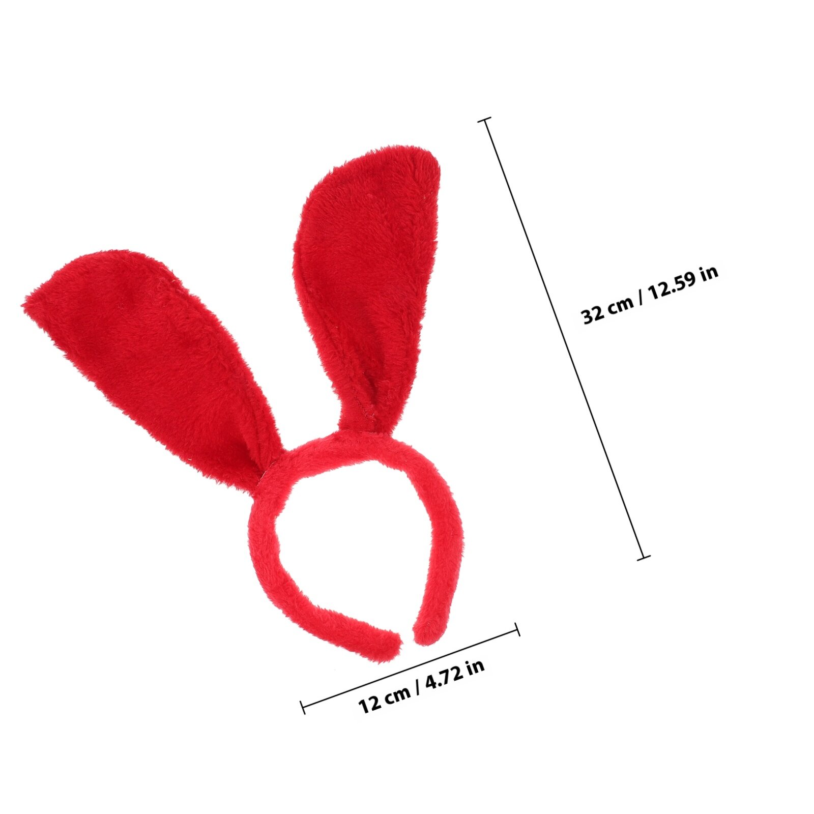 1 Pc Аксессуар Для Волос В Форме Ушек Животных Розовый 32.00X12.00X2.00Cm
