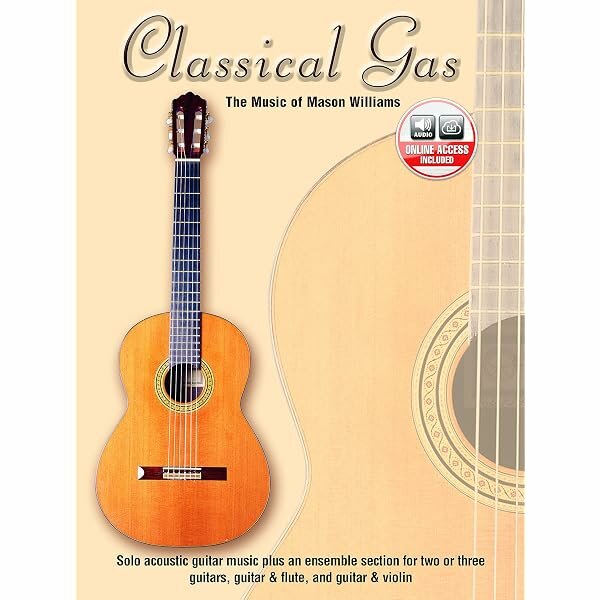 Classical Gas -- The Music of Mason Williams: Guitar TAB, Book & Online Audio，Reprinted paperback book