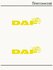 2-е (Две) Термонаклейки daf даф