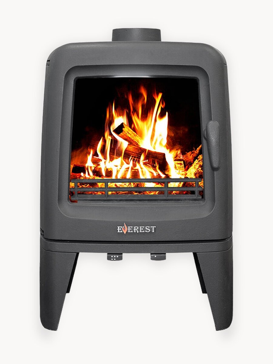 Печь-камин дровяная для дома EVEREST М7 диаметр дымохода 120