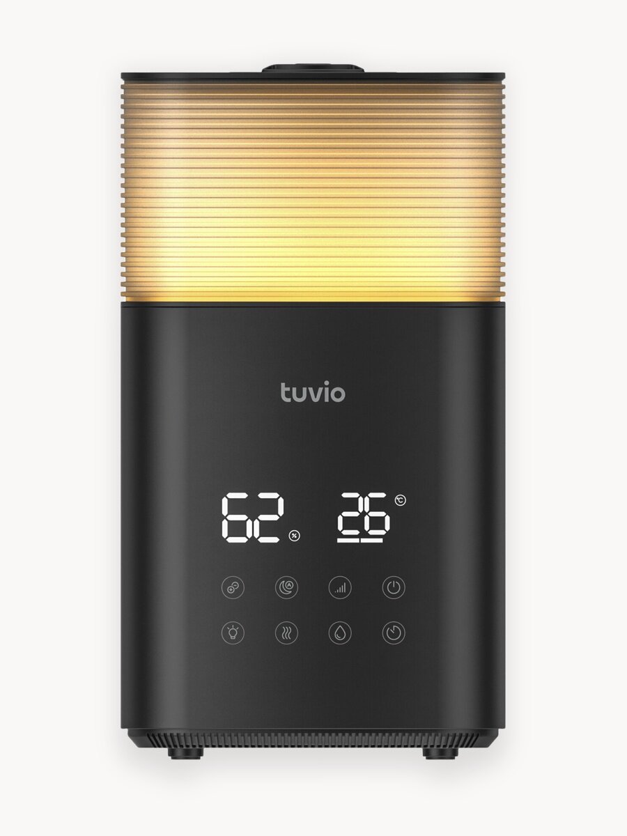 Увлажнитель воздуха ультразвуковой с Wi-Fi, теплым паром и Алисой, Tuvio TUH05DE, 5 литров