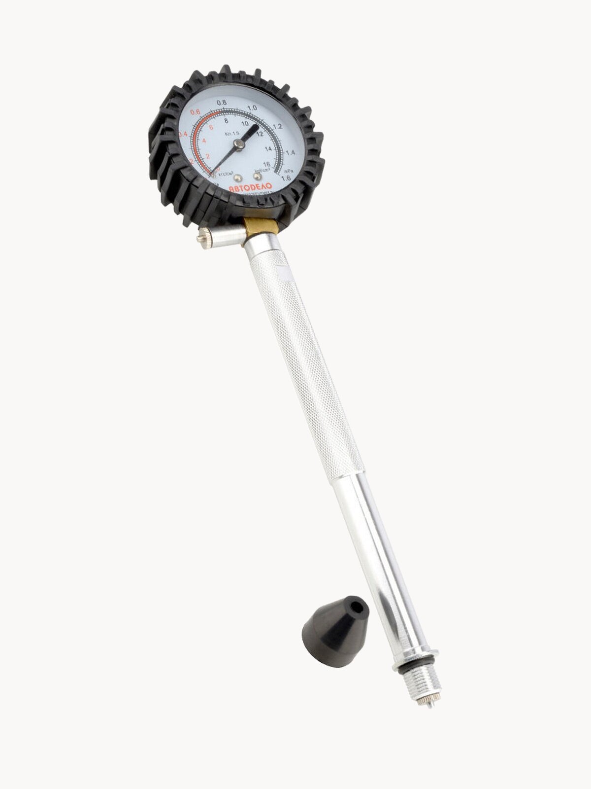 Компрессометр АвтоDело 16-клап. дв, удлиненный, резьбовой 40103