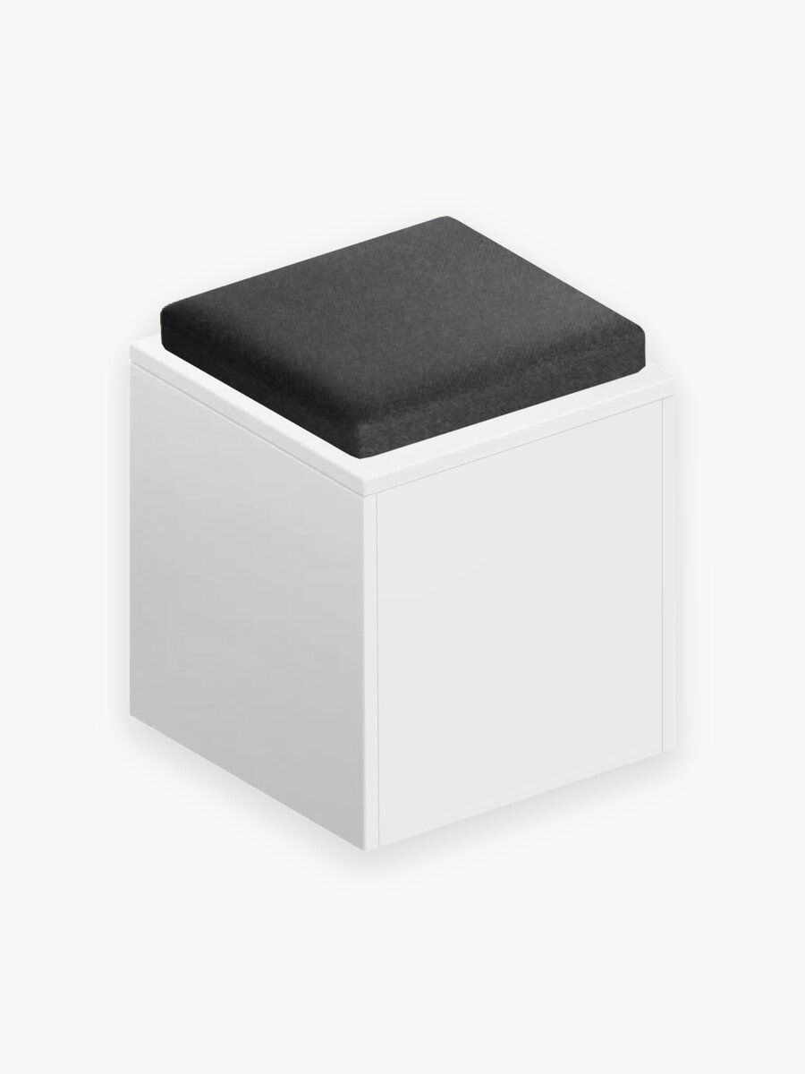 Пуф без зеркала для брендированного ПВЗ Яндекс Маркета