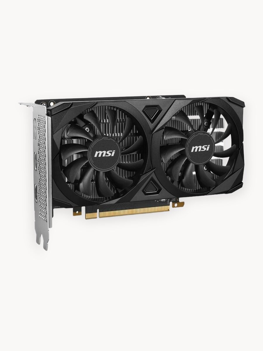 Видеокарта MSI RTX3050 VENTUS 2X 6G OC, GDDR6, 2 вентилятора