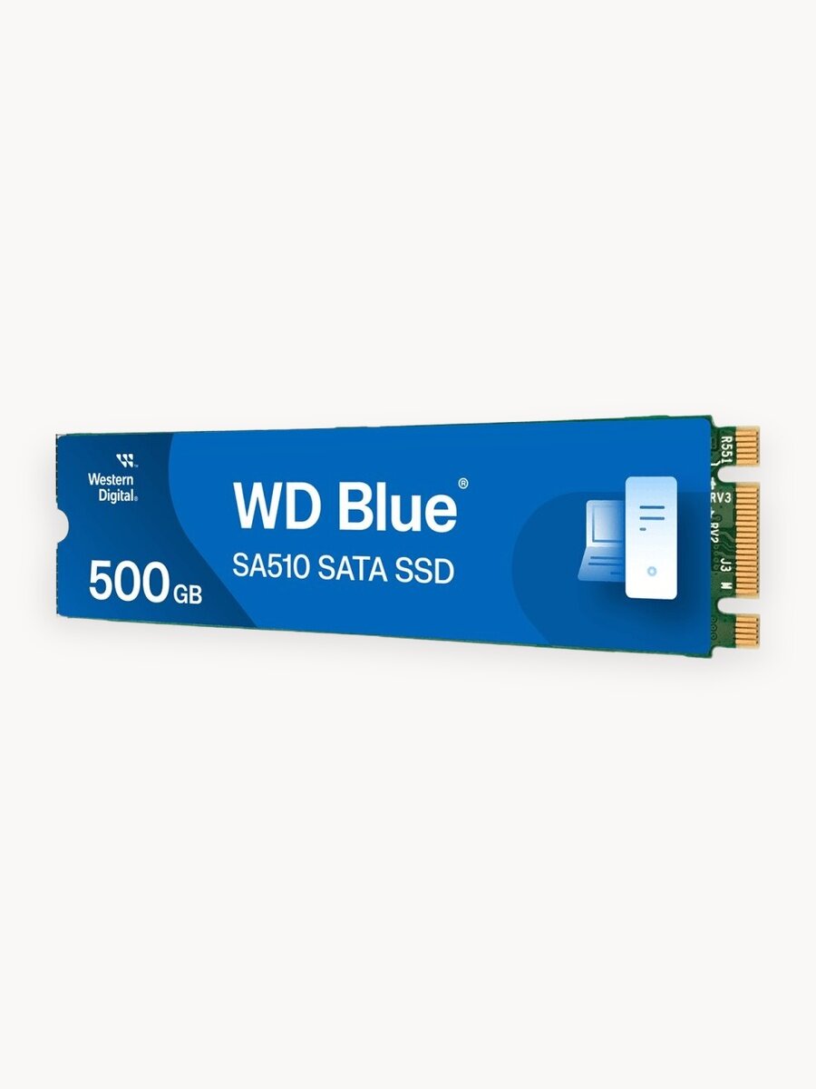 Накопитель SSD Western Digital Blue SA510 500 Гб M.2 2280, SATA