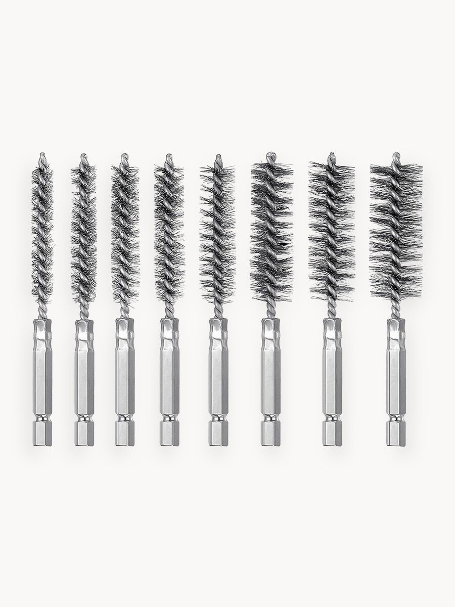 Набор сверл с проволочной щеткой и шестигранным угорем 1/4 дюйма A