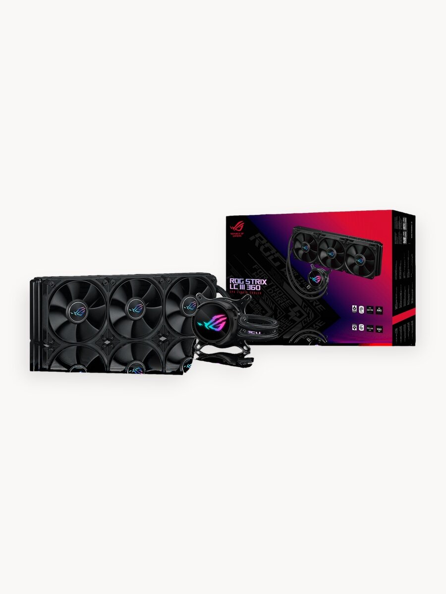 Жидкостная система охлаждения ASUS ROG STRIX LC III 360 /AIO COOLER, ASETEK, SIGRID V2, ARGB
