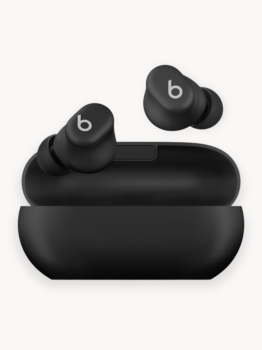 Наушники Bluetooth беспроводные Beats Solo Buds, для Android и iOS, черное