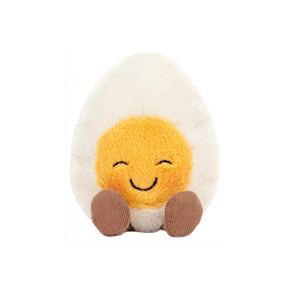 Плюшевая игрушка унисекс JELLYCAT Amuseables Boiled Egg Blushing, Blush Egg Boiling