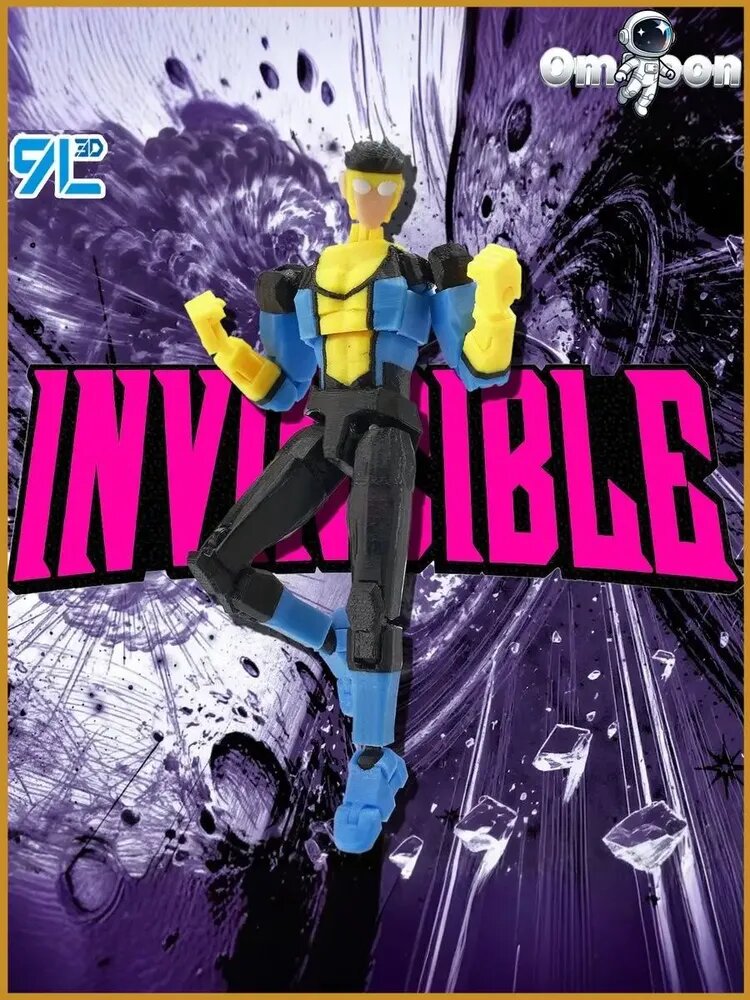 9L3D Фигурка Император Марк (Emperor Mark) titan 13 Invincible, 3D-печатный подвижный манекен, подарок для фанатов аниме, подарок 1