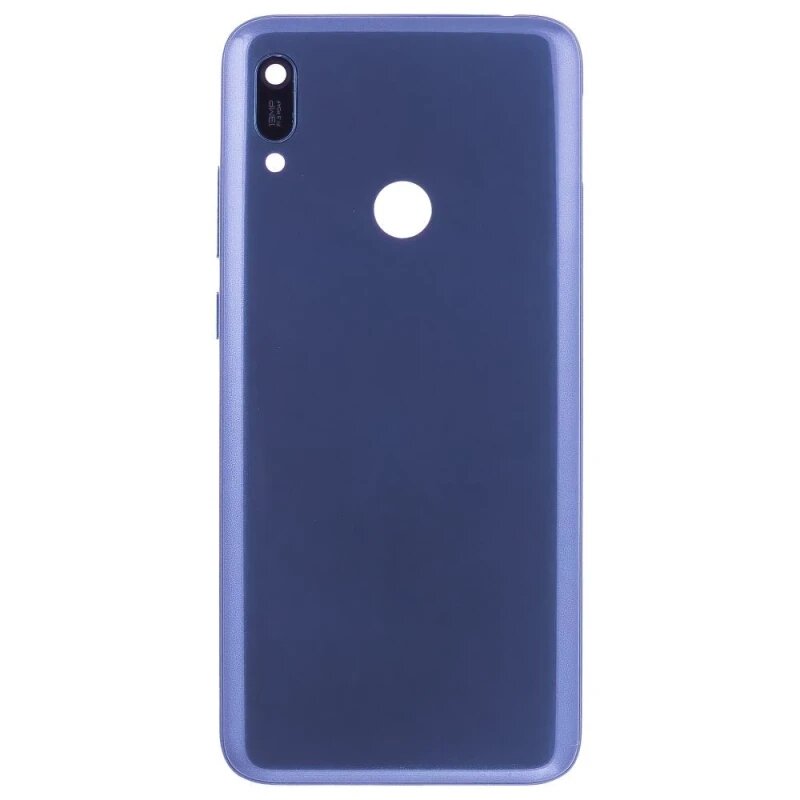 Задняя крышка для Huawei Y6 2019 (MRD-LX1F) (синий) (в сборе со стеклом камеры)