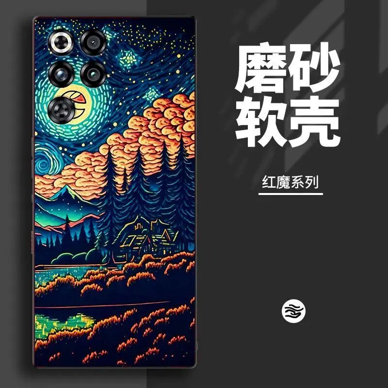 Черный чехол RedMagic 9S Pro для Redmagic 11 Pro +