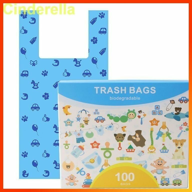 Пакеты для утилизации использованных подгузников 100PCS