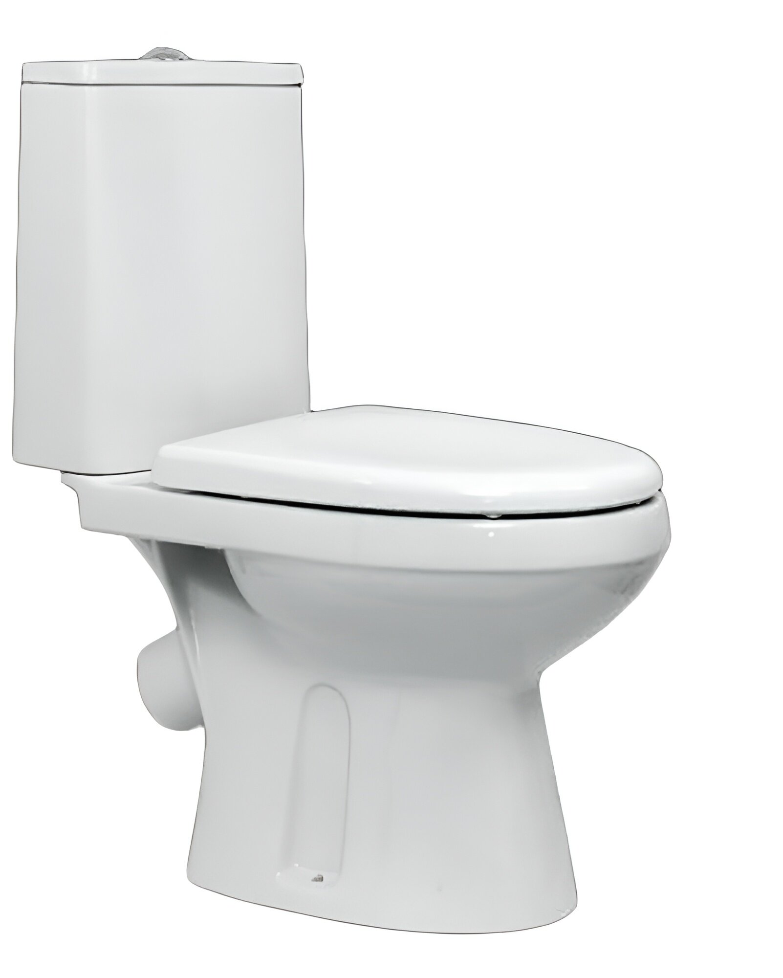 Унитаз-компакт (Ст. Оскол) Фиона, белый, косой выпуск, нижний подвод