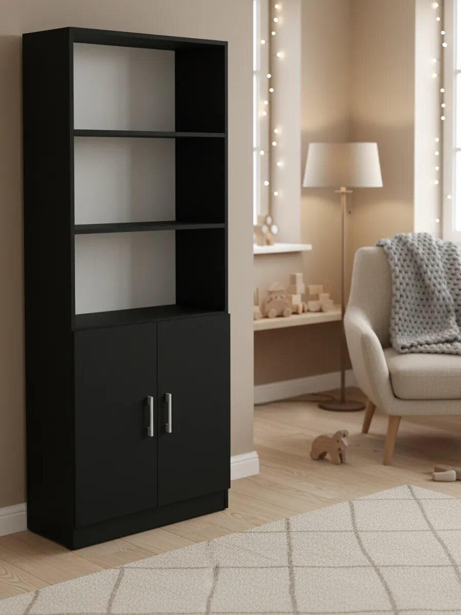 Спальня балкон шкаф FRESTER для одежды распашной с полками, от производителя