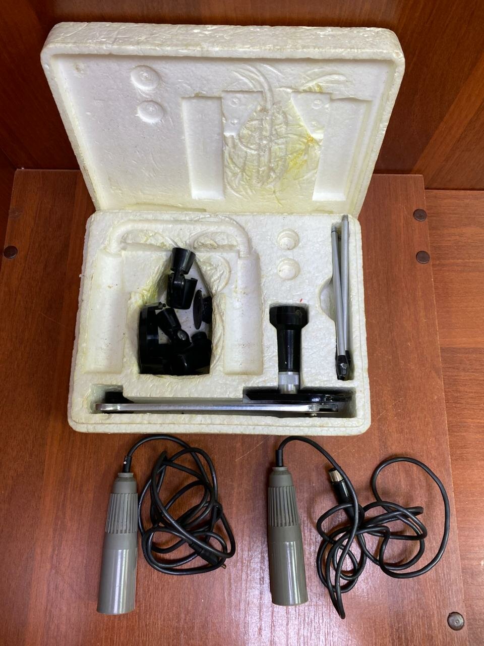 Микрофон динамический, стереофонический "МД-52Б" Знак качества СССР, Набор 2 шт Винтаж!