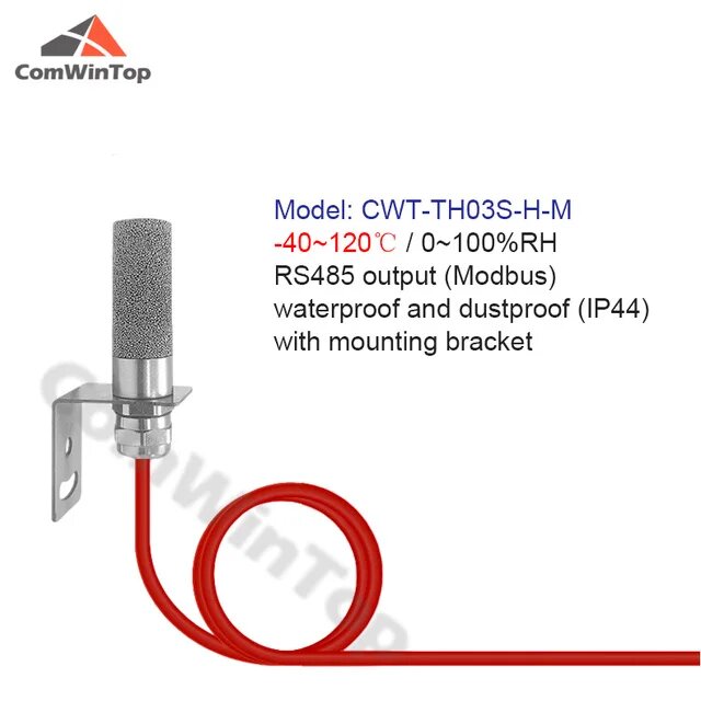 ComWinTop CWT-THxxS Водонепроницаемый датчик температуры и влажности RS485 Modbus CWT-TH03S-H-M