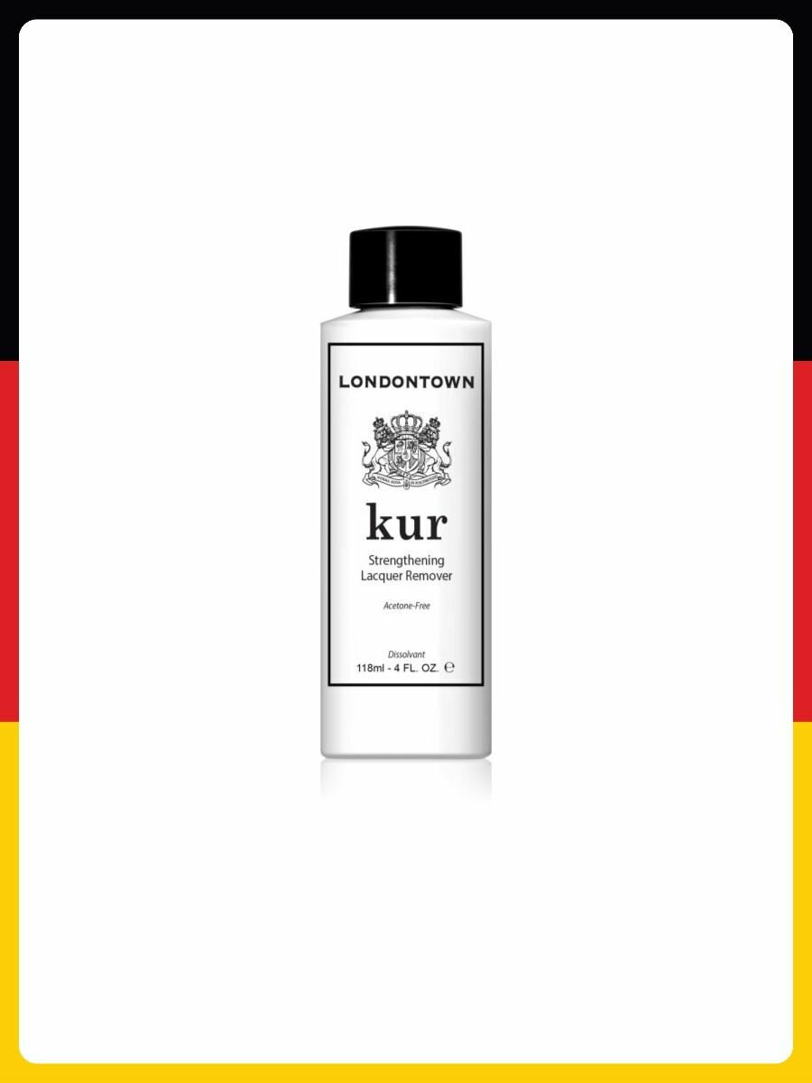 Средство для снятия лака LONDONTOWN Kur Strengthening Lacquer Remover Nail Polish Remover, 118 мл